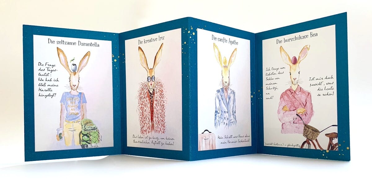 Leporello: XL-Osterkarte im Etsy-Shop gelandet! • Creative - Club